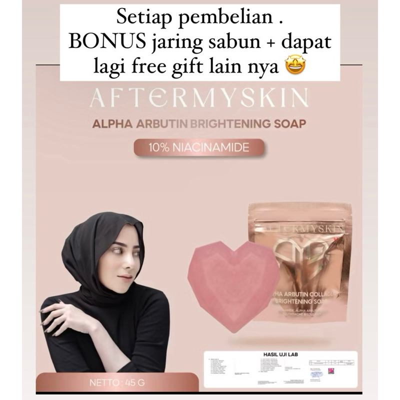 Jual [ AFTER SKIN ] sabun Alpha Arbutin Brightening Soap | Shopee Indonesia
