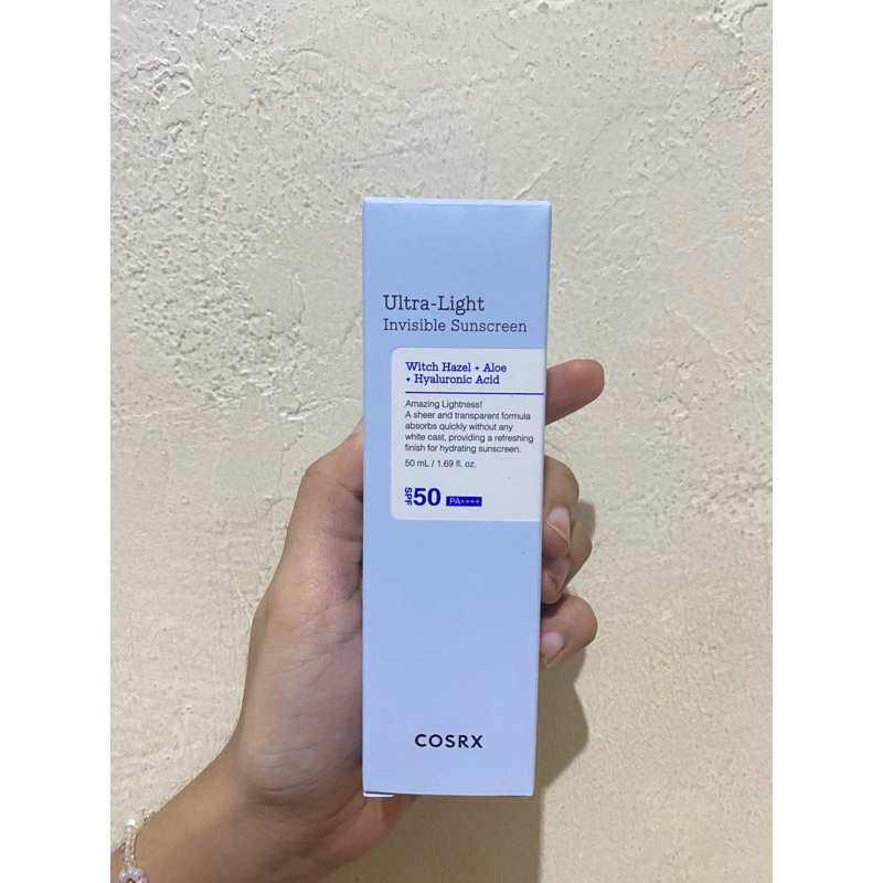 Jual New COSRX Ultra-Light Invisible Sunscreen SPF 50 PA++++, Size - 50ml | Shopee Indonesia