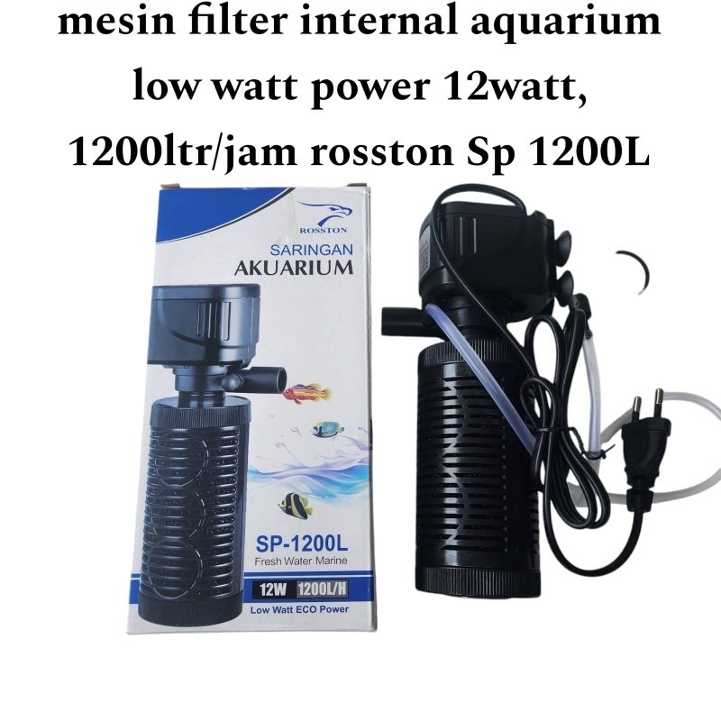 Jual mesin filter internal Aquarium Rosston Sp 1200L | Shopee Indonesia