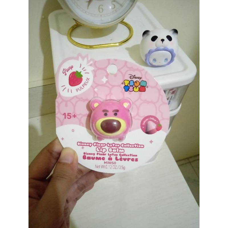 Jual MINISO LOTSO LIP BALM DISNEY TSUM TSUM JASTIP | Shopee Indonesia