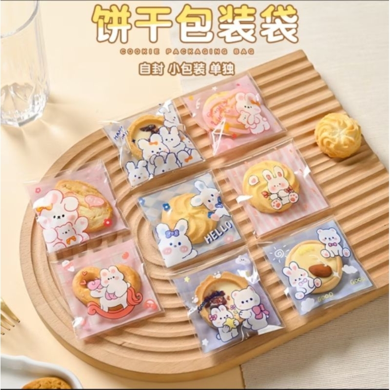 Jual La Felicia (3pcs) Plastik Pembungkus Plastic Seal Cake Biskuit ...