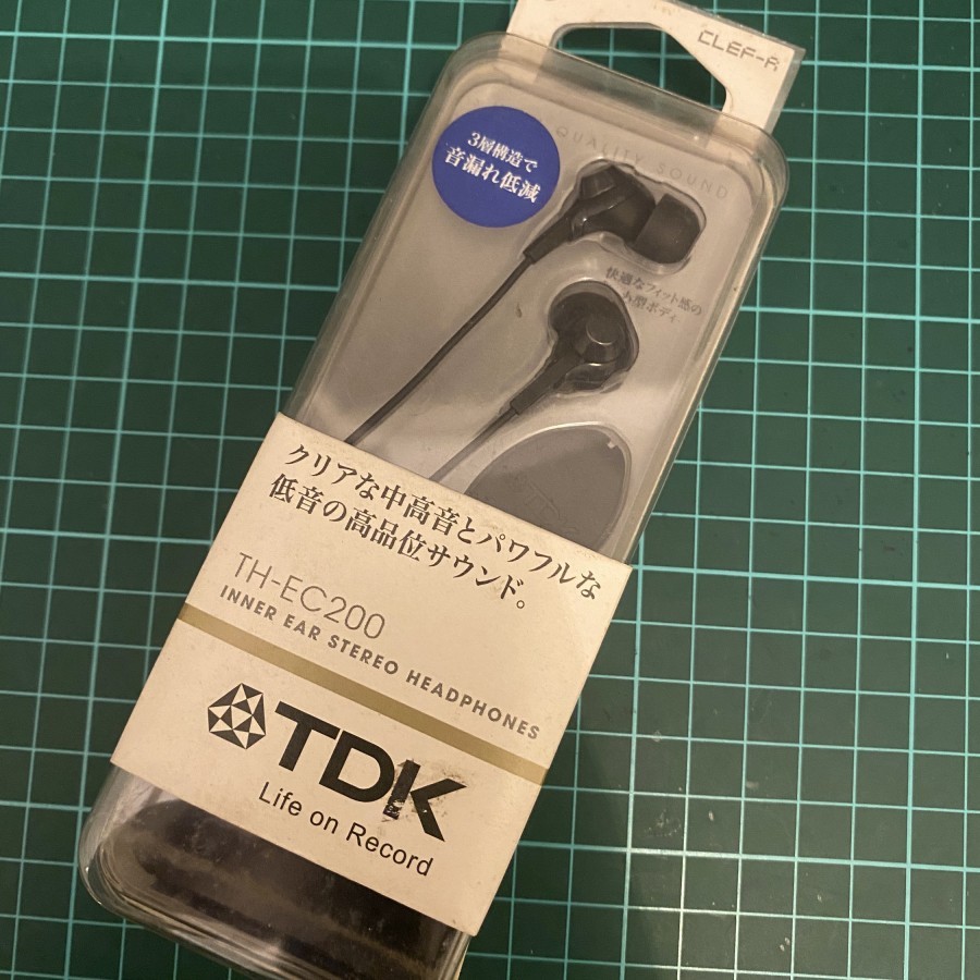 Jual Earphone TDK TH-EC200 JDM Japan IEM - NEW SEGEL VOCALAN | Shopee ...