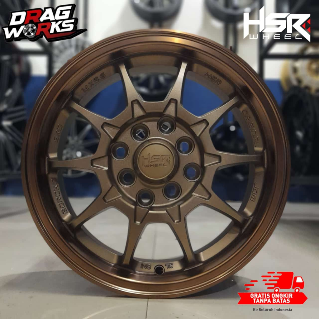 Jual VELG STANDAR RACING R14 HSR BOROKO SRD UNTUK CALYA BRIO AGYA SIGRA AVANZA KARIMUN XENIA DLL ...