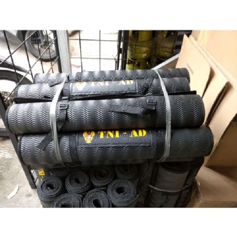 Jual Matras Gulung Hitam Logo Custom TNI Terbaru | Shopee Indonesia