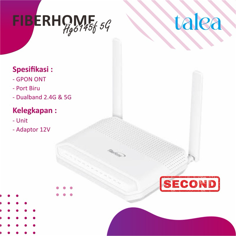 Jual ONT FIBERHOME HG6145F 5G + Adaptor 12v | Shopee Indonesia