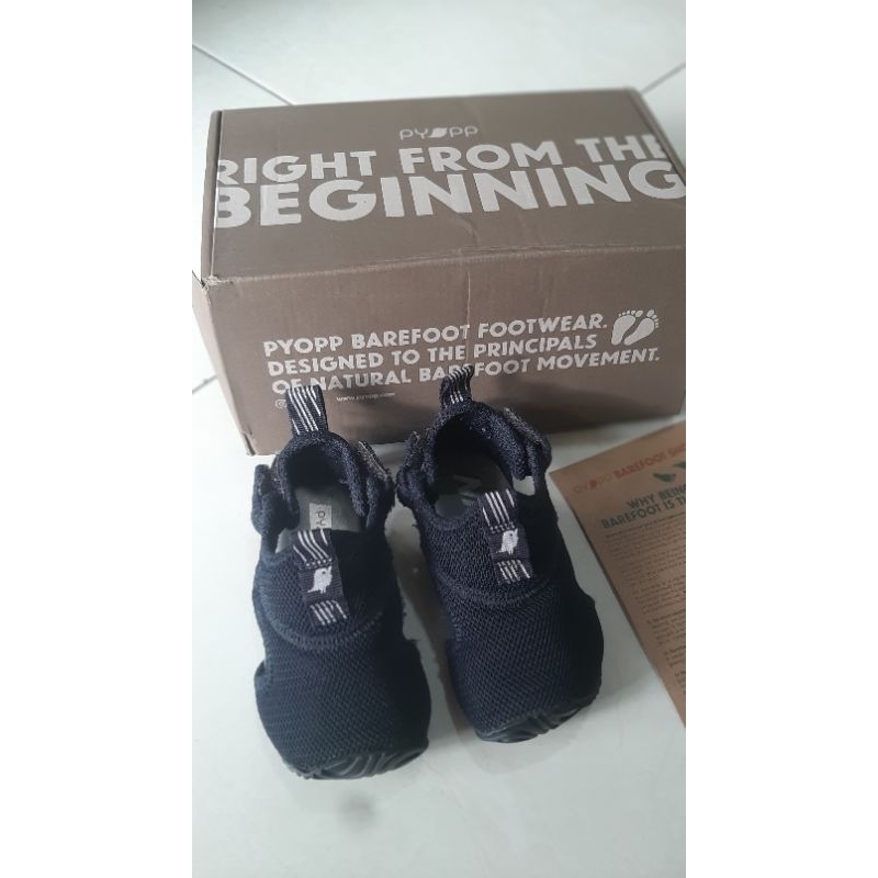 Jual Preloved Sepatu Anak Bayi Pyopp Ninja Active size 22 Midnight Blue ...