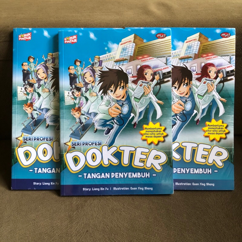 Jual komik pintar seri profesi/ dokter tangan penyembuh / komik edukasi ...