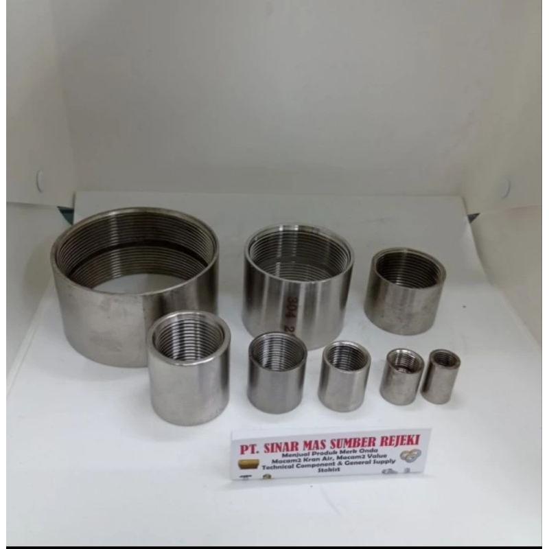 Jual PIPA SOCKET SS 304 STAINLESS 1 INCH | Shopee Indonesia