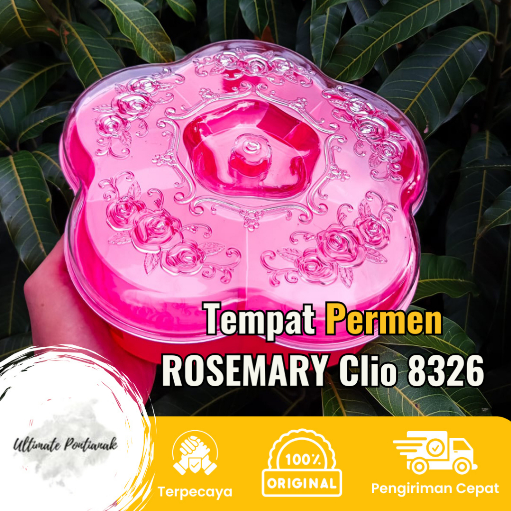 Jual Tempat Permen/Candy Plastik ROSEMARRY CLIO PLASTIC 8326 | Tempat ...