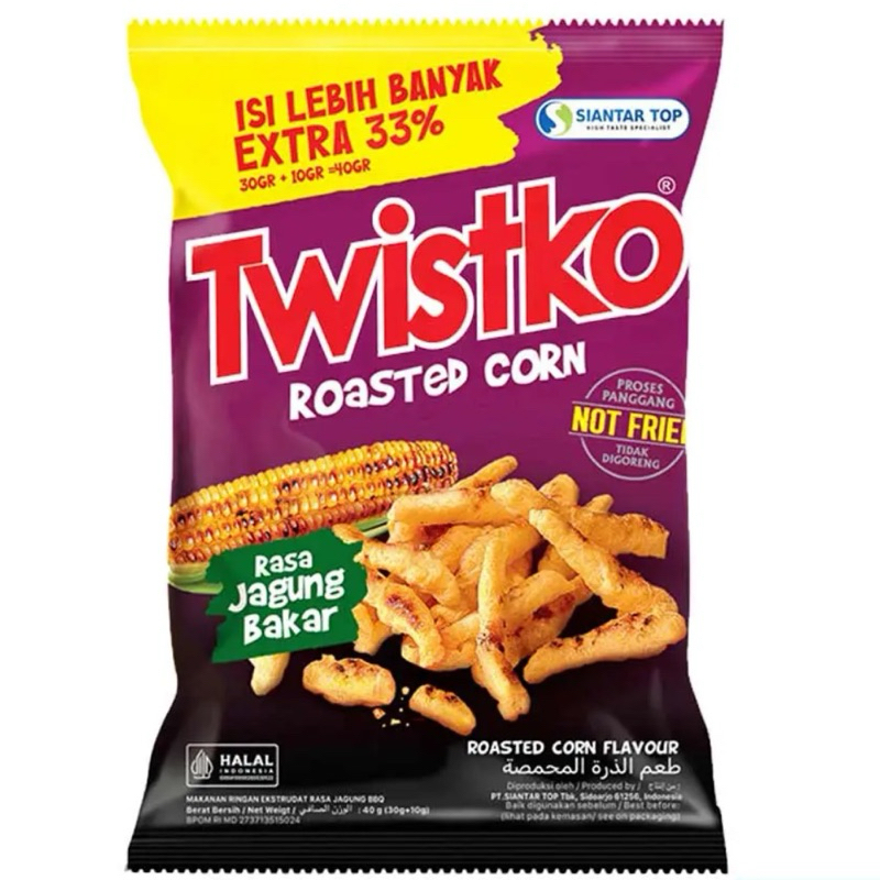 Jual Twistko Snack Jagung Bakar 40G | Shopee Indonesia