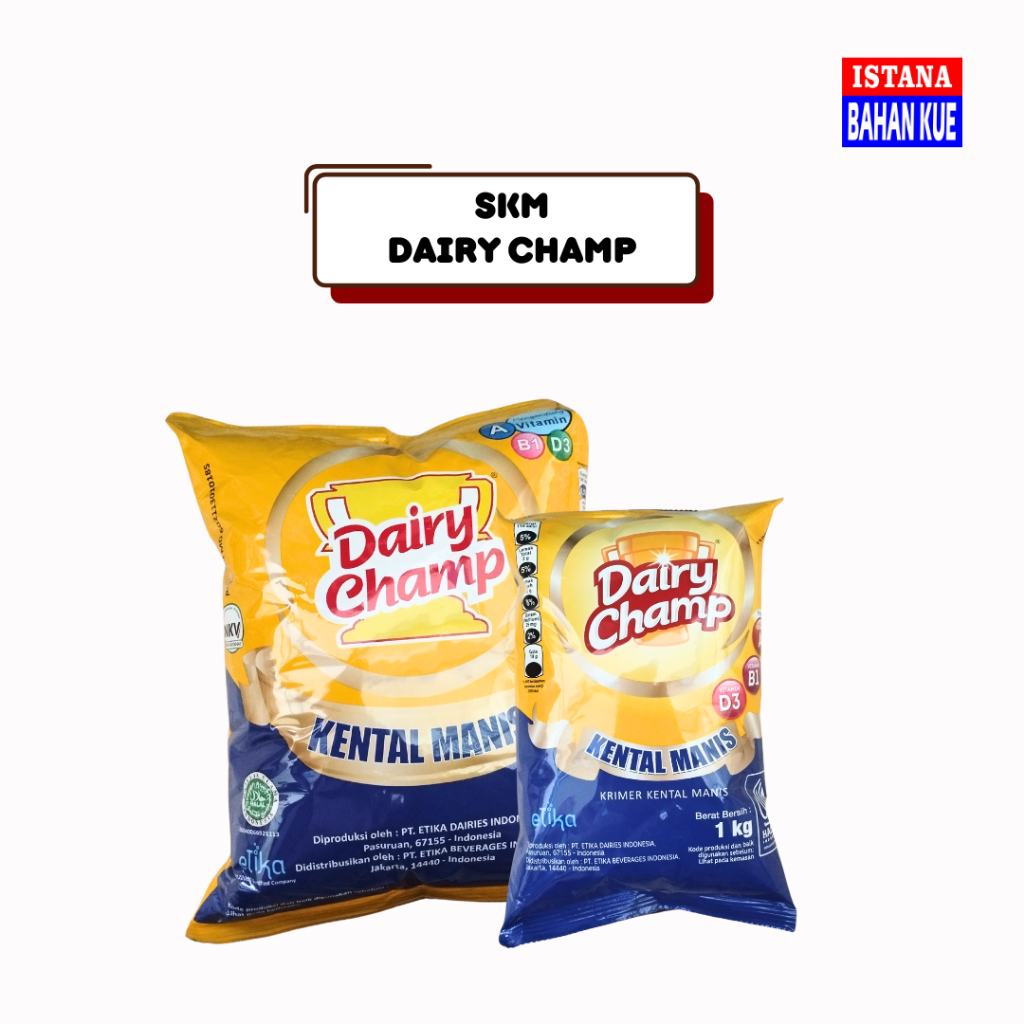 Jual Susu SKM Dairy champ kemasan pouch 2,5 kg & 1 kg | Shopee Indonesia