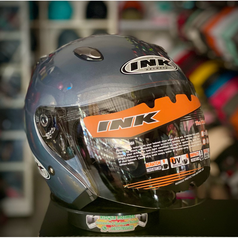 Jual Helm INK CENTRO JET Solid Original | Shopee Indonesia