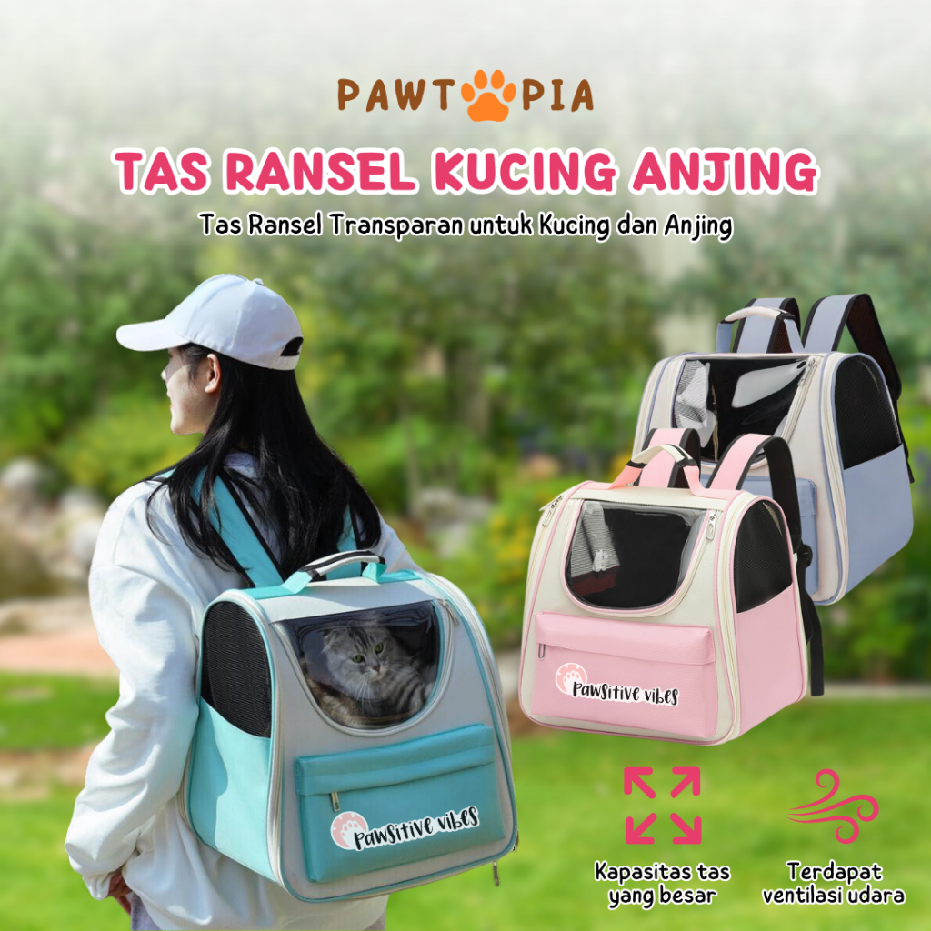 Jual Pet Travel - Tas Ransel Kucing Anjing - Tas Travel Hewan ...