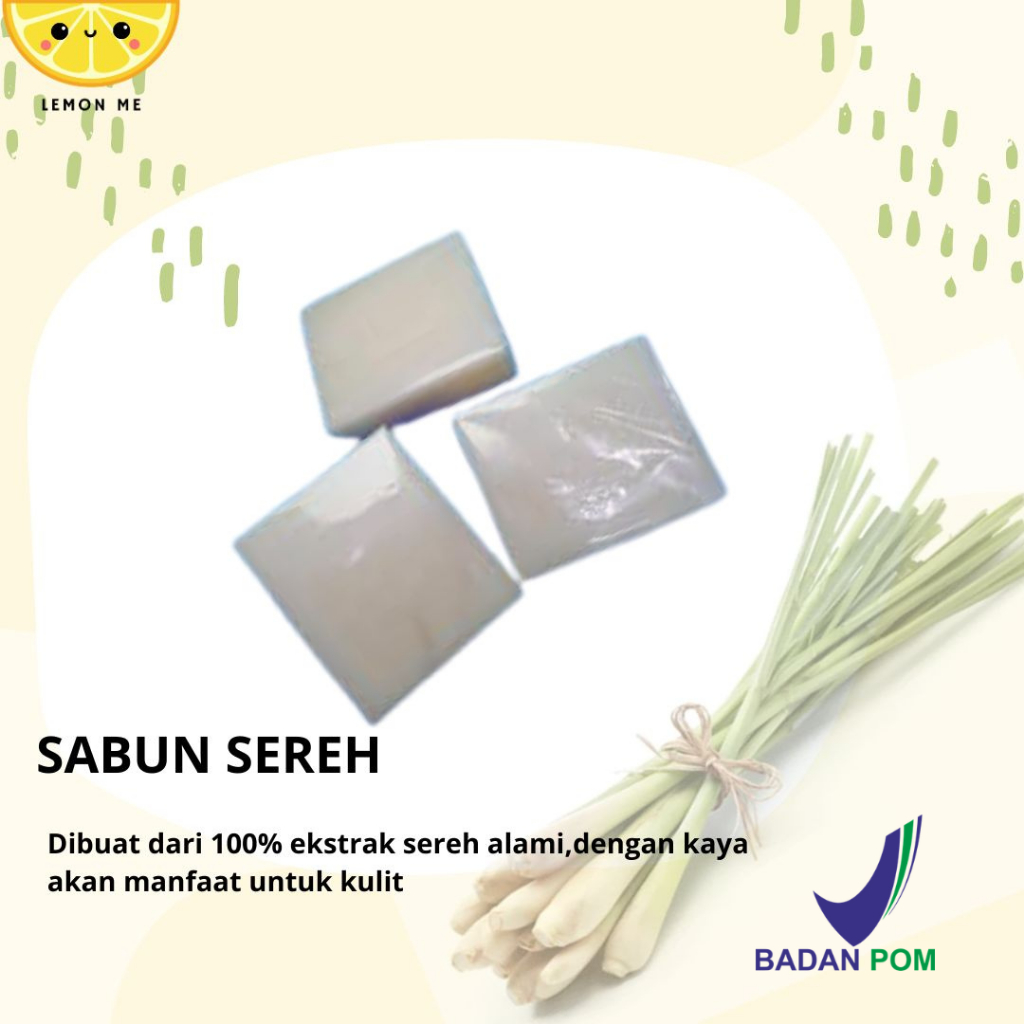 Jual Sabun Sereh Herbal Solusi Alami untuk Kulit Bersih dan Segar sabun ...