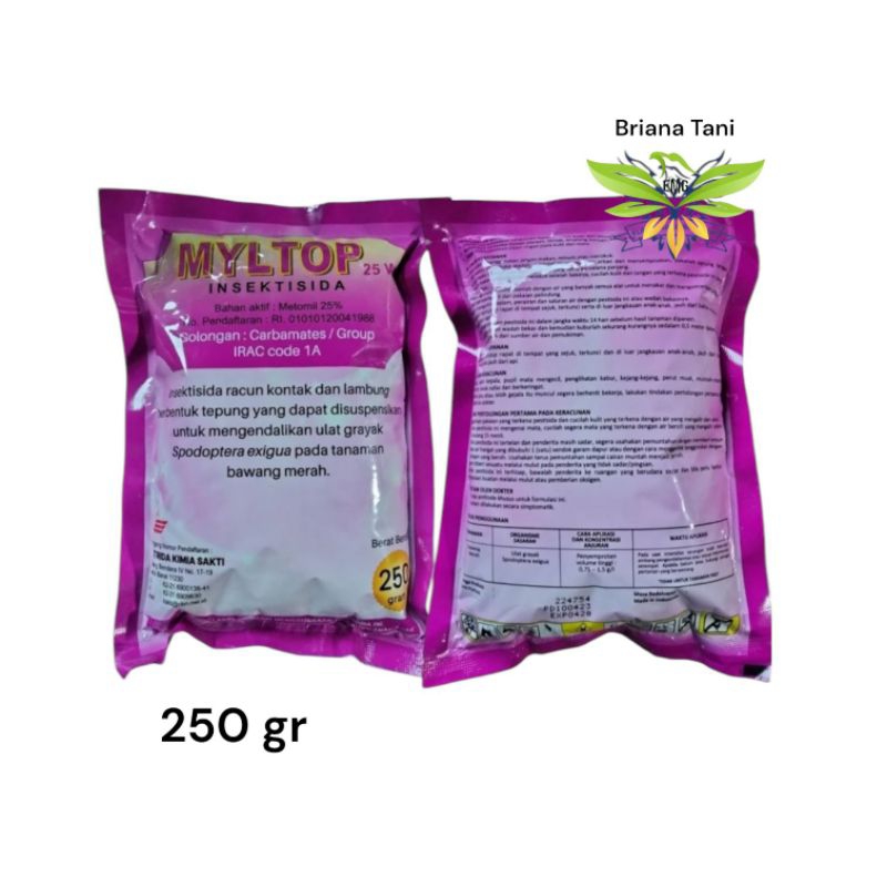 Jual Insektisida MYLTOP 25 WP 250gr Bahan Aktif Metomil 25% (Dangke ...