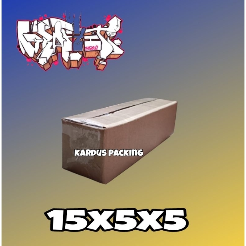 Jual kardus packing 15x5x5 kardus mini/kardus polos/kartonbox | Shopee ...