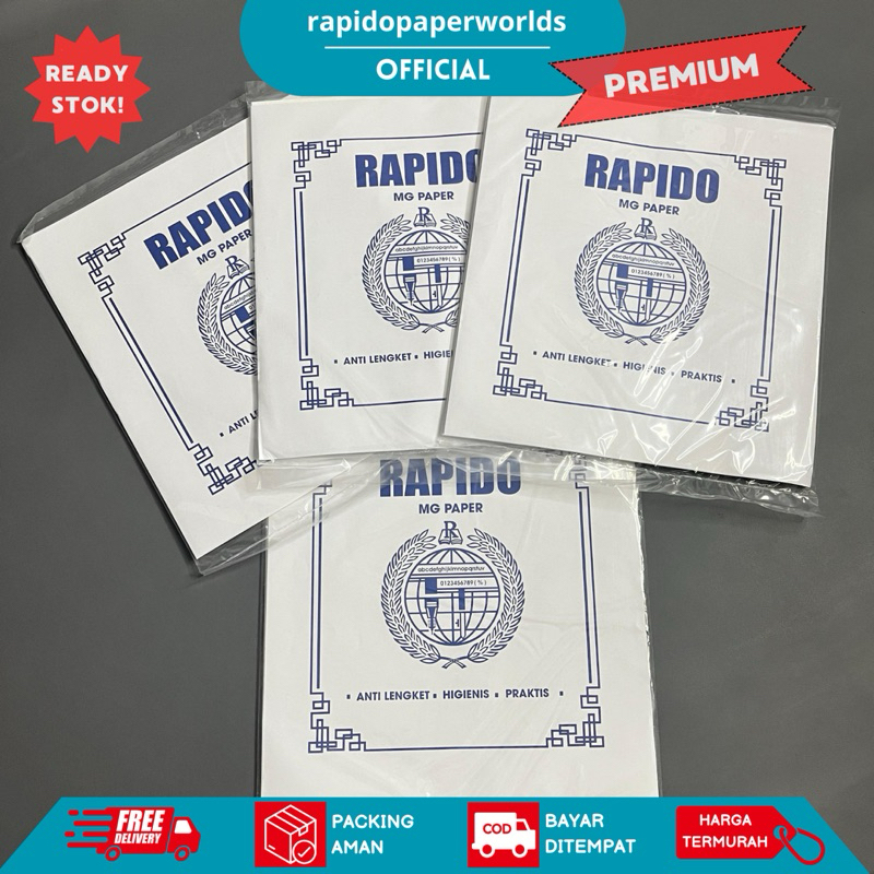 Jual [1 Dus] Kertas Bungkus Nasi KFC MCD isi 50 Pack | MG Paper ...