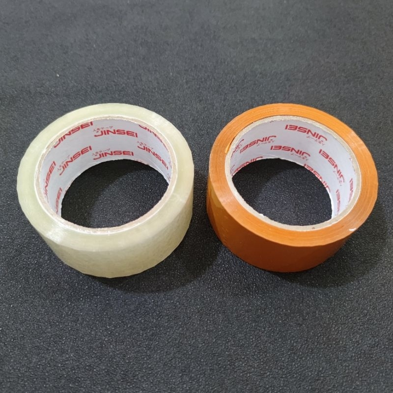 Jual Lakban 45mm 100 Yard Bening Coklat Plakban 2 Inch 100YARD OPP ...