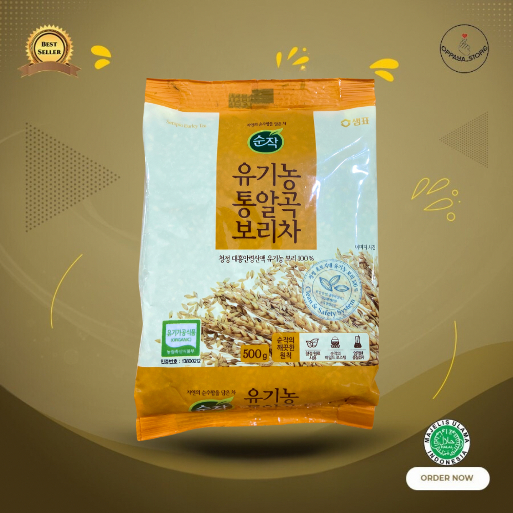 Jual SEMPIO TEH BARLEY 500GR ROASTED BARLEY KOREA TEA OCHA | Shopee ...