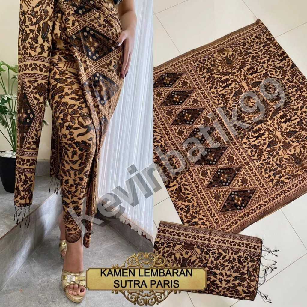 Jual Kamen Batik Motif Terbaru Set Selendang Wanita Bali Premium Bahan ...