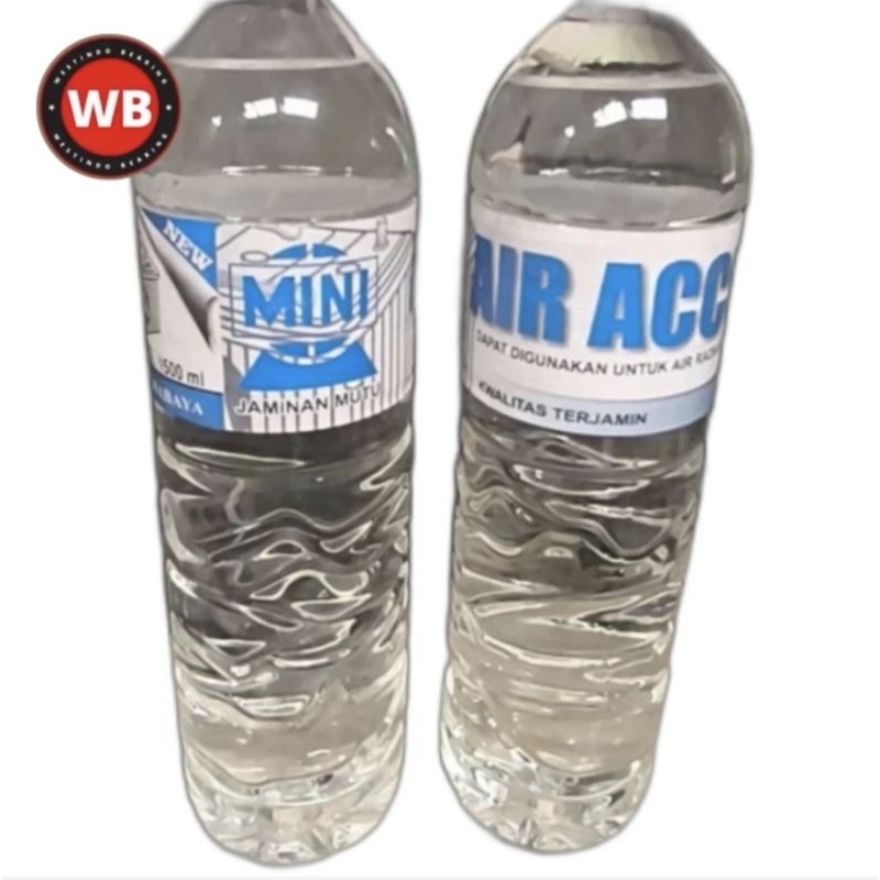 Jual Air Aki Accu Merk MINI 1,5 Liter | Shopee Indonesia