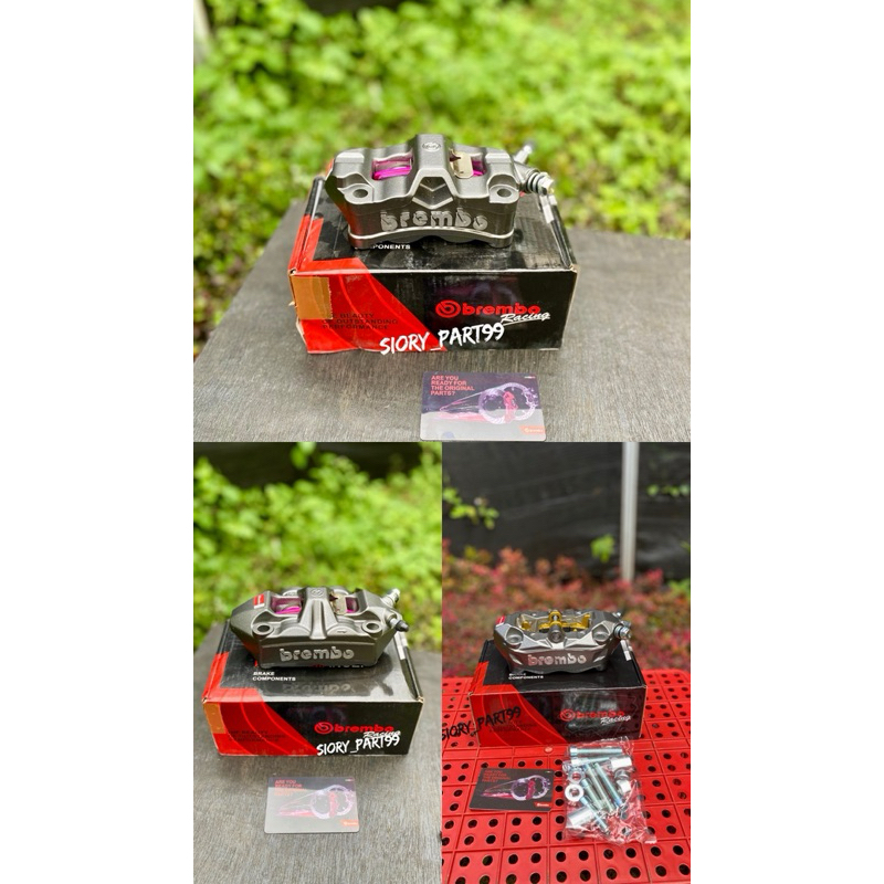 Jual Kaliper Caliper Depan Kanan Brembo M432 Import Monoblok Pitch 100 4P | Shopee Indonesia