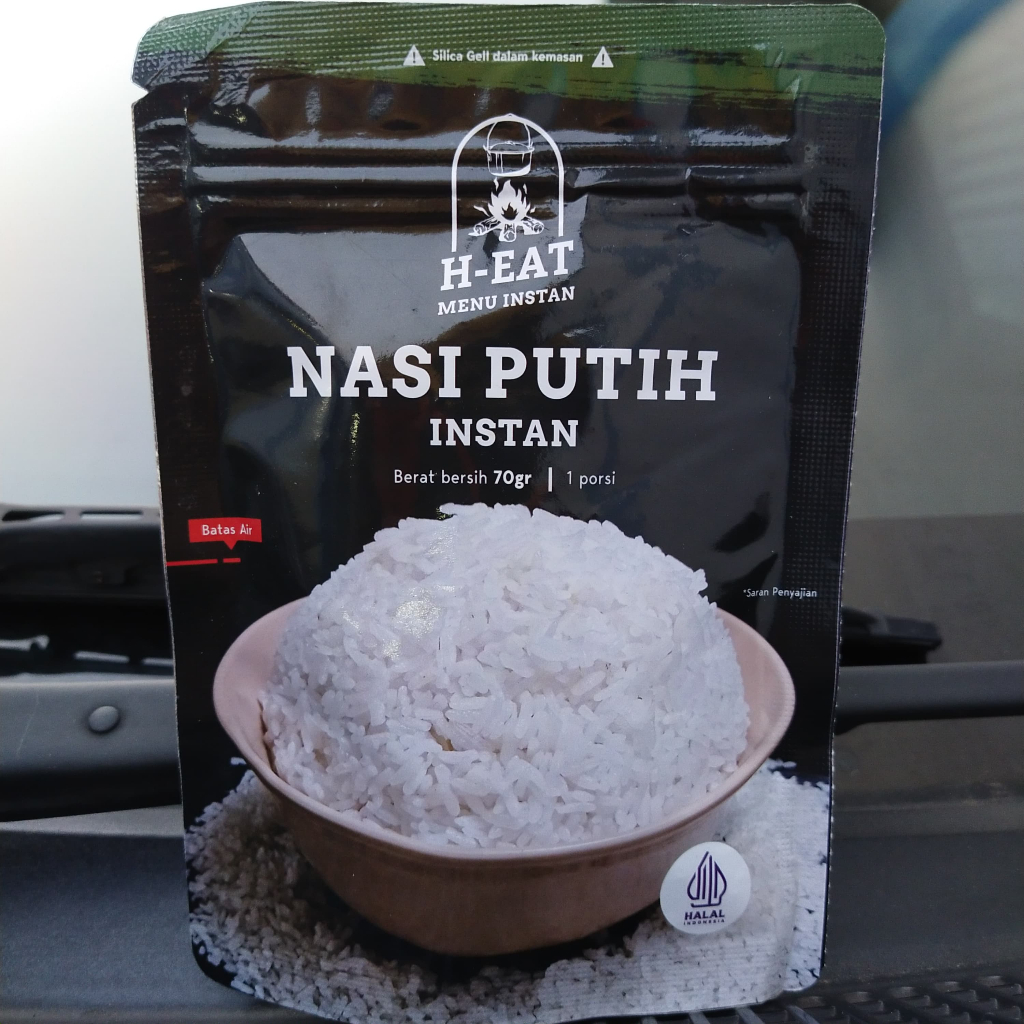 Jual H-Eat Nasi Putih Instan 1porsi Tinggal Seduh | Shopee Indonesia