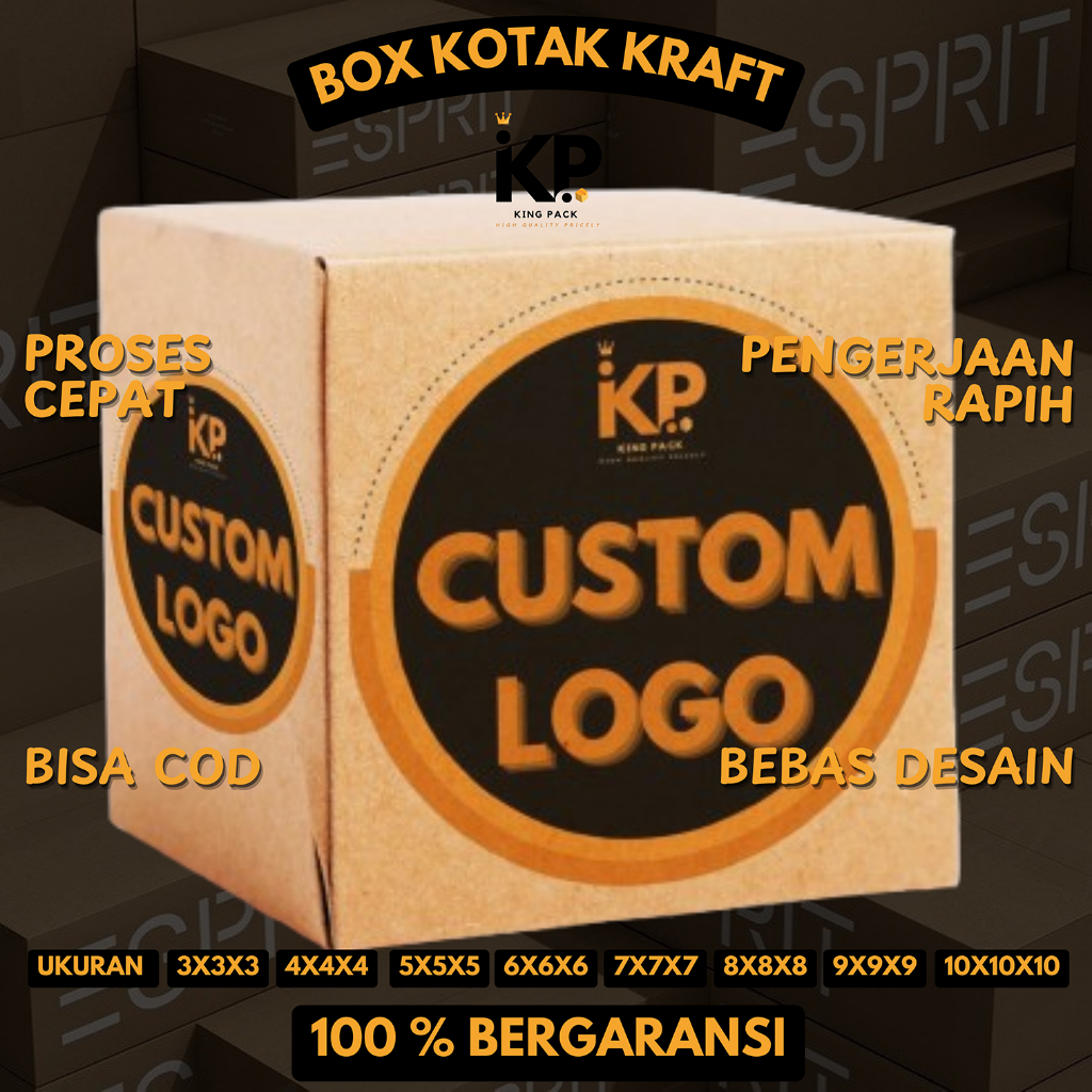 Jual Kardus Box CUSTOM LOGO BOX CUSTOM PACKAGING KOTAK KEMASAN KARDUS ...