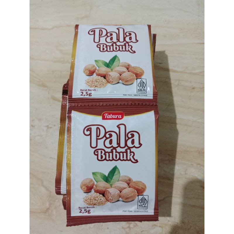 Jual Pala Bubuk Tabura 1 Renceng isi 12 Sachet | Shopee Indonesia