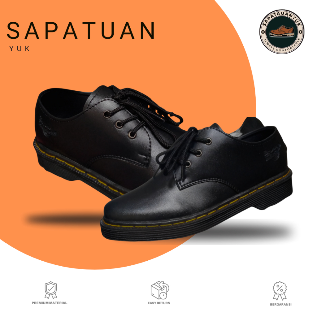 Jual SEPATU DOCKMART LOW BOOTS 3HOLE KASUAL PRIA DAN WANITA DR MARTENS ...