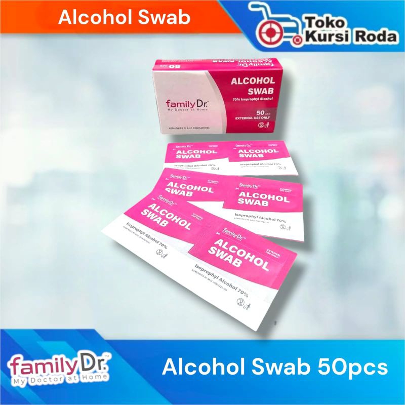 Jual FamilyDr Alcohol Swab box isi 50pcs | Shopee Indonesia