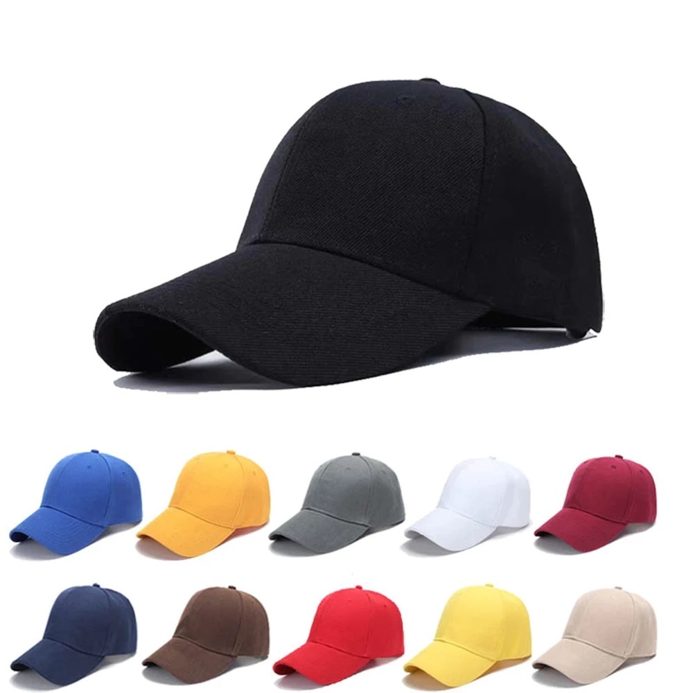 Jual Topi Polos Pria Wanita Dewasa | Topi Baseball Polos Hitam Unisex ...