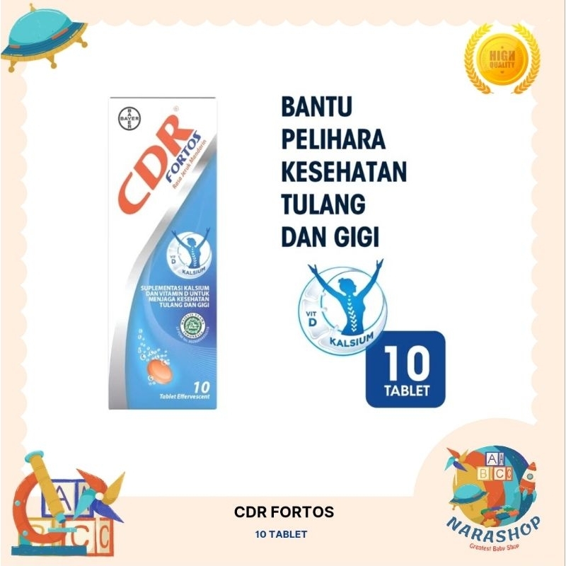 Jual CDR FORTOS ISI 10 TABLET (EXP 2026) | Shopee Indonesia