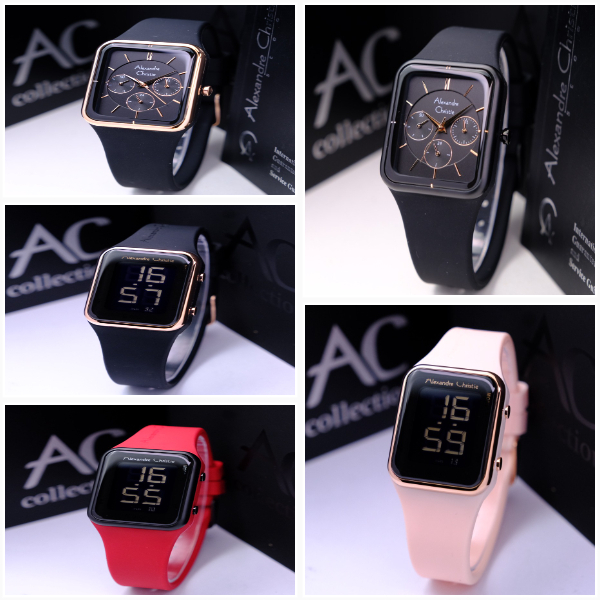 Jual JAM TANGAN WANITA ALEXANDRE CHRISTIE AC 9361 / AC 2744 ROSEGOLD ...
