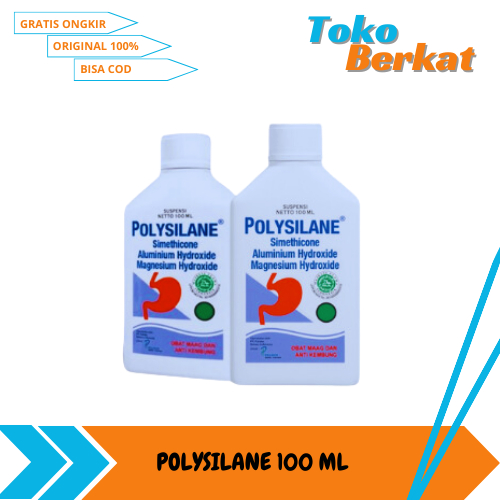 Jual POLYSILANE SYRUP 100ML /OBAT MAAG / OBAT KEMBUNG | Shopee Indonesia