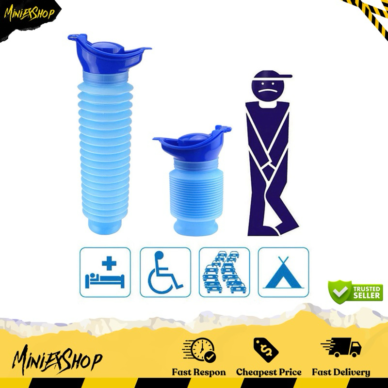 Jual Tempat Pipis Travel Pee Pispot Portable foldable 750ml ubtuk semua ...