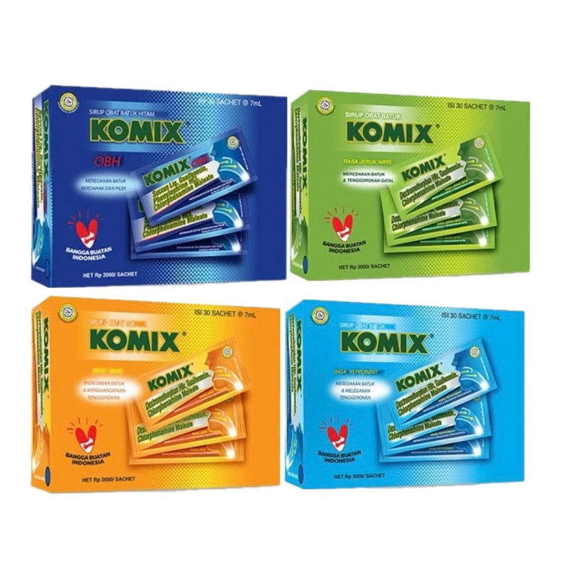 Jual Komix isi 30 Sachet @ 7 ml | Shopee Indonesia