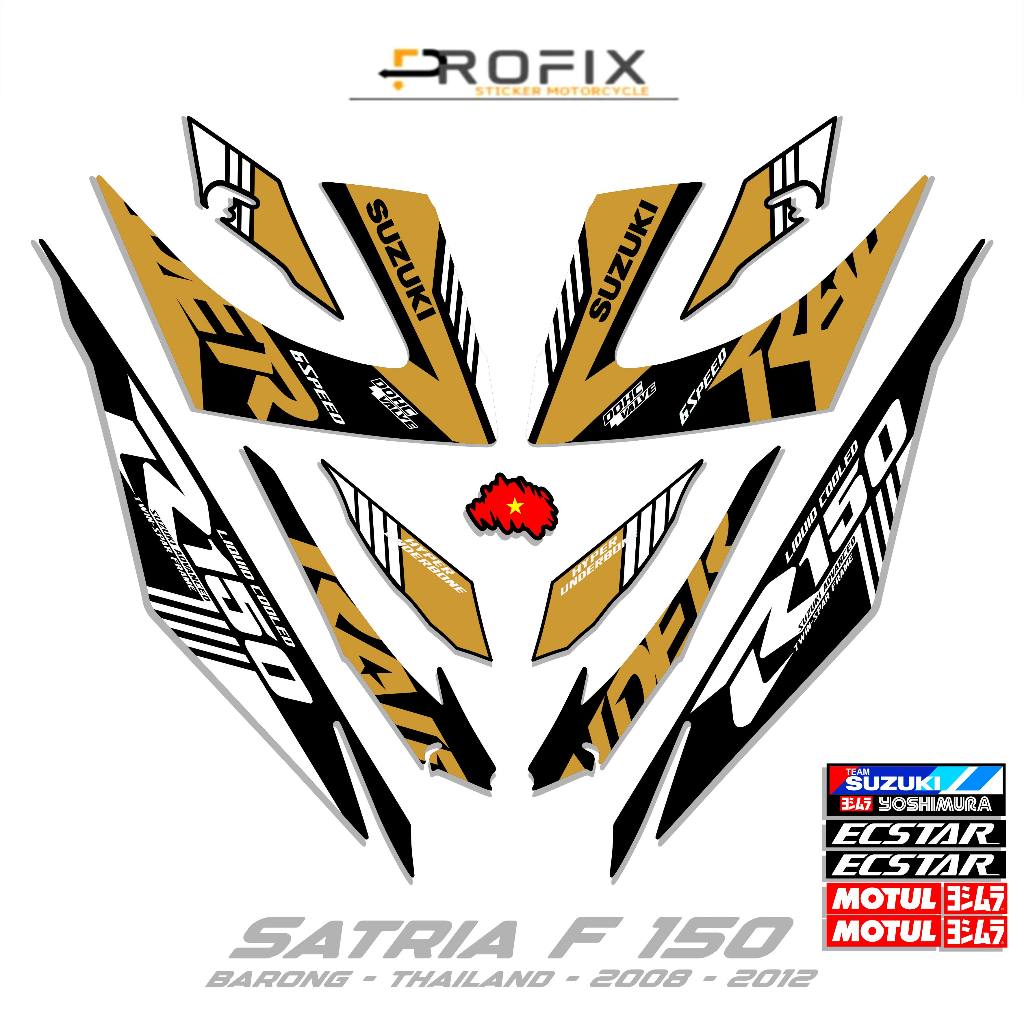 Jual STRIPING SUZUKI SATRIA F 150 RAIDER MOTIF 12 STICKER DECAL SATRIA ...