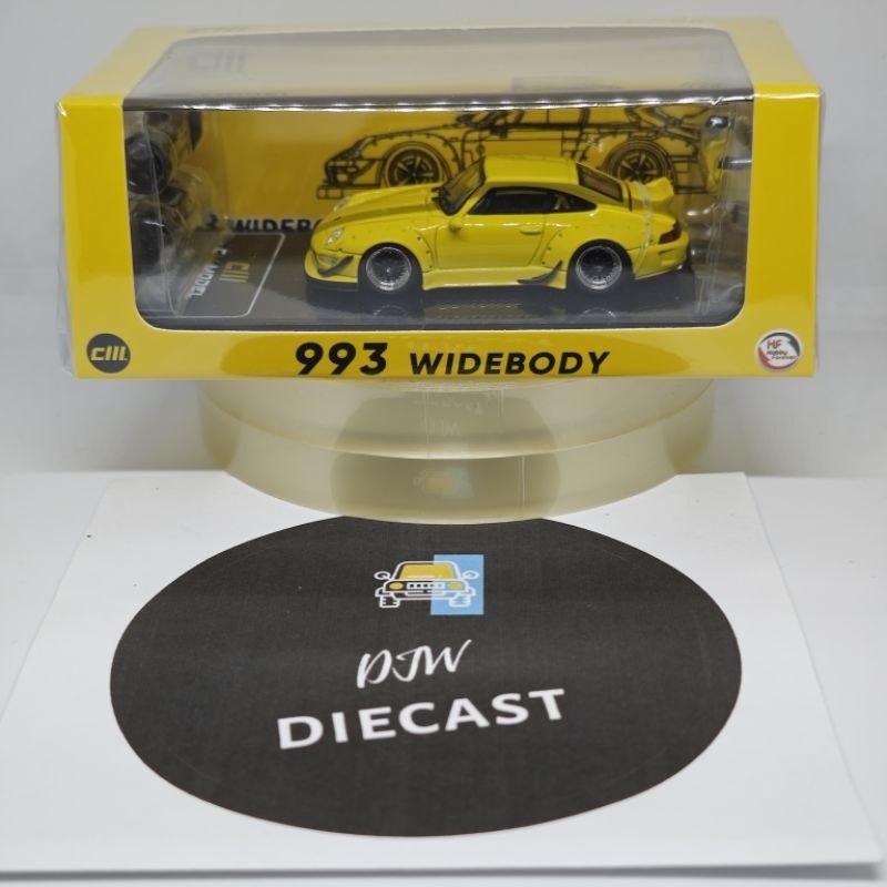Jual CM Model 1/64 Porsche RWB 993 Yellow Hobby Forever Indonesia ...