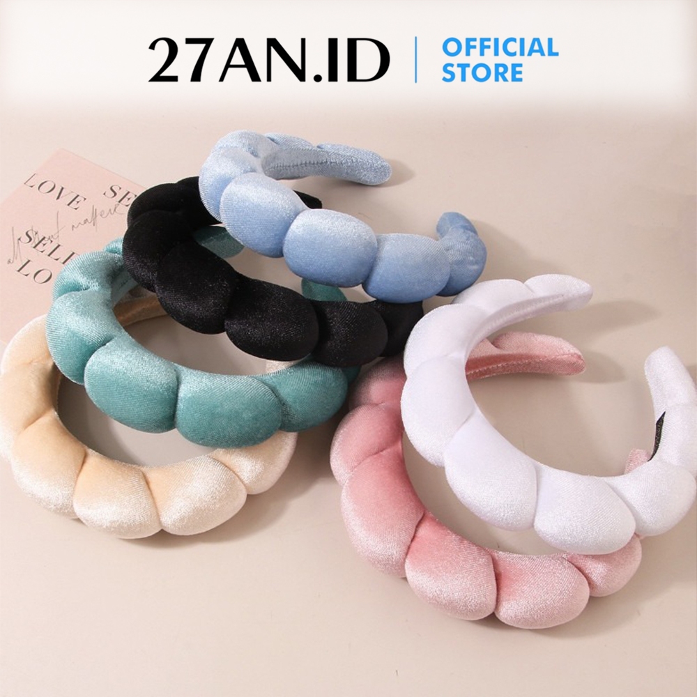 Jual Bando Simple Polos Shellie Korean Fluffy Head Band H672 / Bando ...