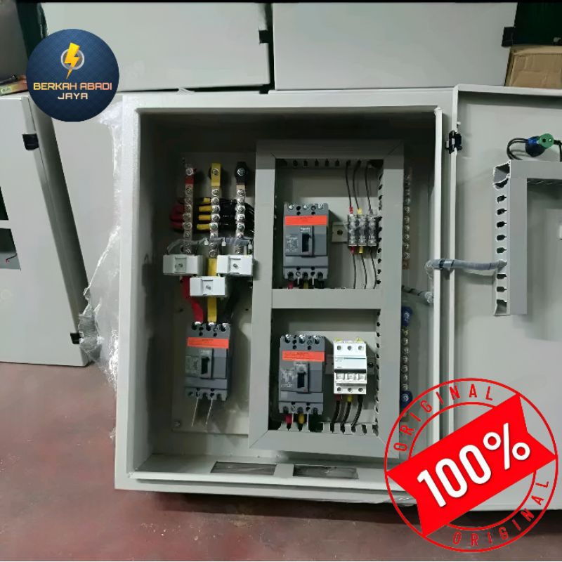 Jual panel pembagi 3phase 100a digital meter panel mdp panel distribusi ...