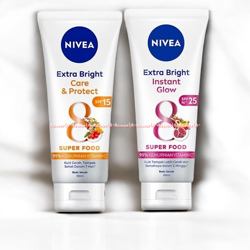 Jual Nivea Extra Bright 180ml Instant Glow Care Protect Spf 15 Super ...