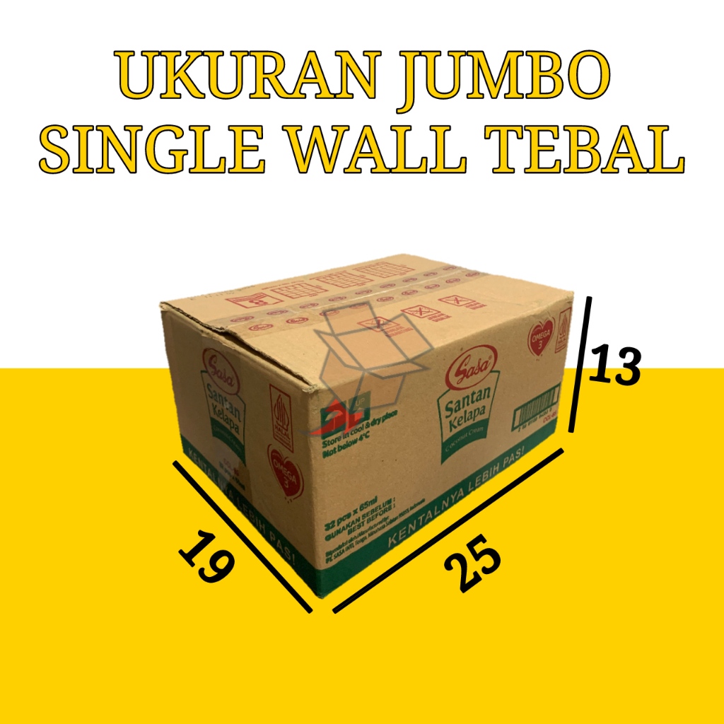 Jual Kardus Bekas Besar Jumbo Tebal 1 Layer Single Wall Pindahan ...
