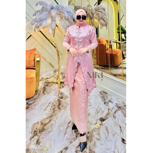 Jual Set Kebaya Payet Premium | Set Kebaya + Rok Songket | Kebaya Tunik ...