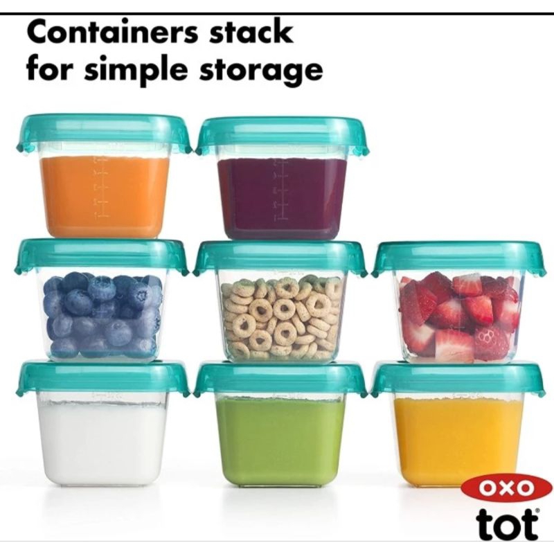 Jual OXO Tot Baby Blocks Freezer Storage 2oz | Shopee Indonesia