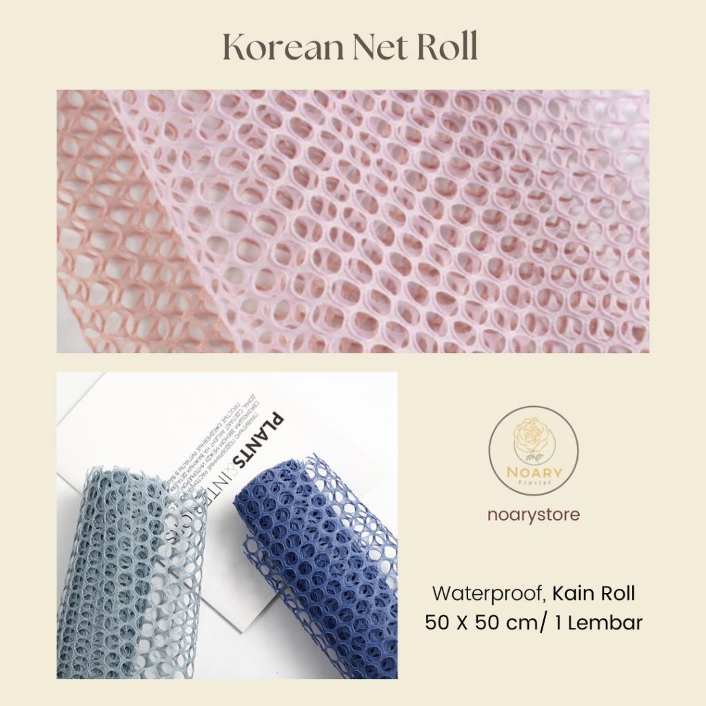 Jual KOREAN NET ROLL / Cotton Roll / Kain Roll / Tissue Paper / Kain ...