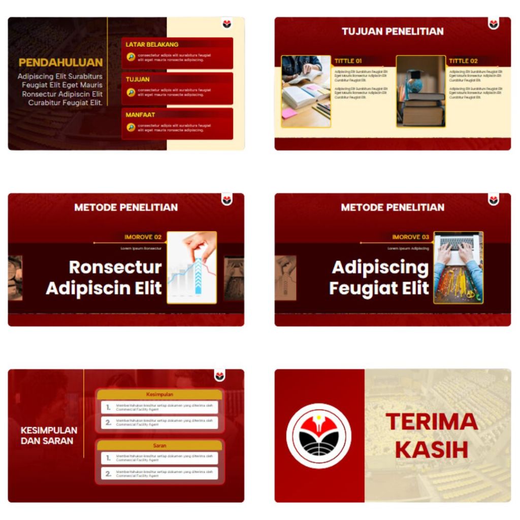 Jual Template PPT Premium - Animasi Morph, Animasi Bergerak untuk Seminar & Sidang | Ribuan ...