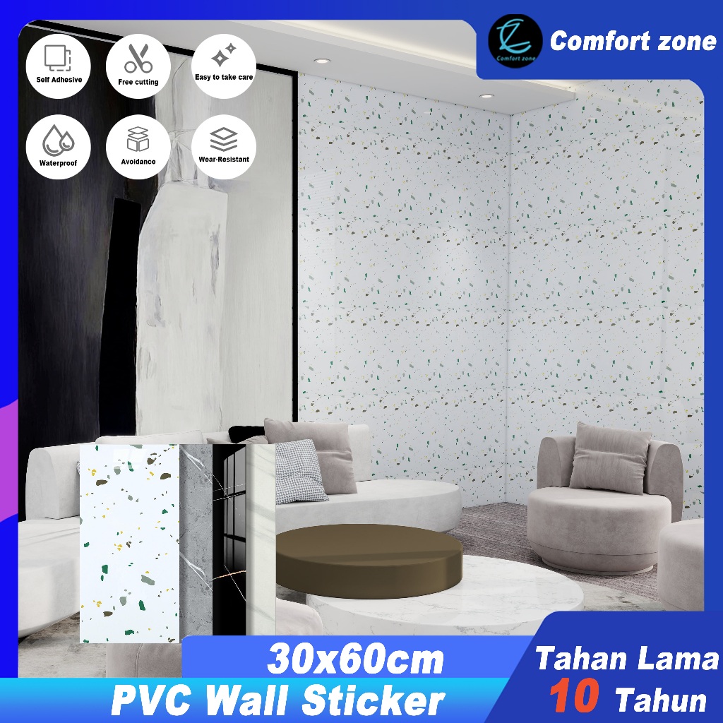Jual 【Comfort Zone】Stiker Wallpaper Dinding 60cmx30cm / Wallpaper ...