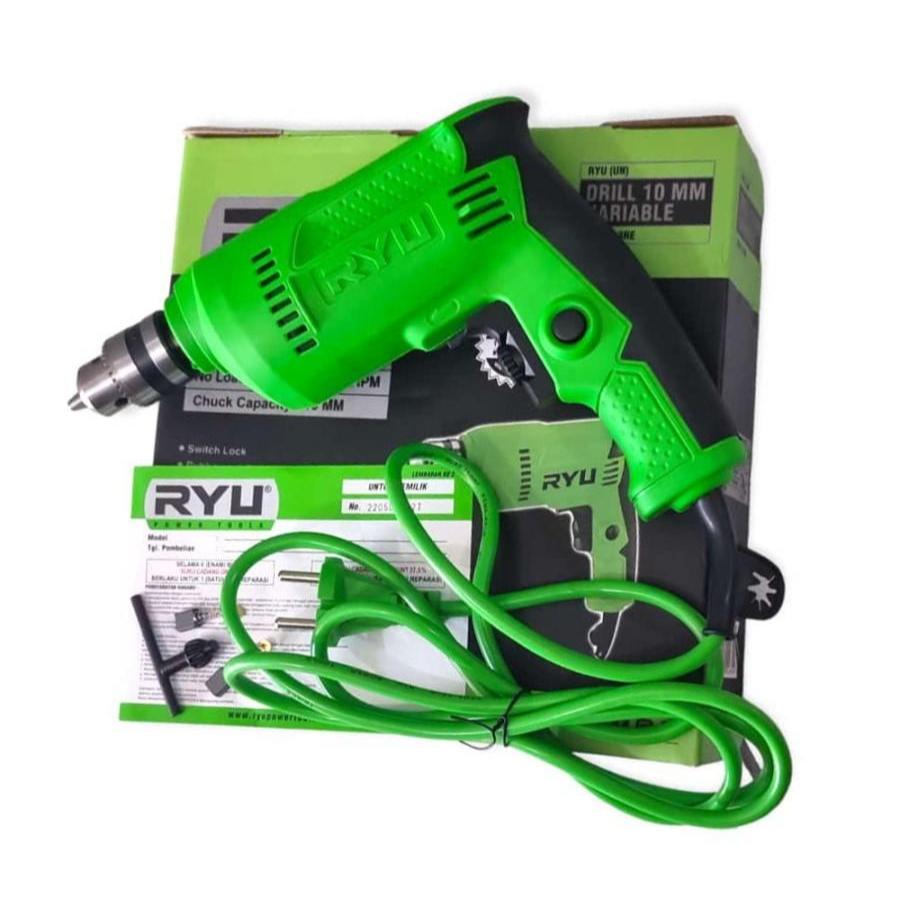Jual MESIN BOR TANGAN RYU RDR 10-3 RE/ HAND DRILL RYU 10 MM/ BOR BESI ...