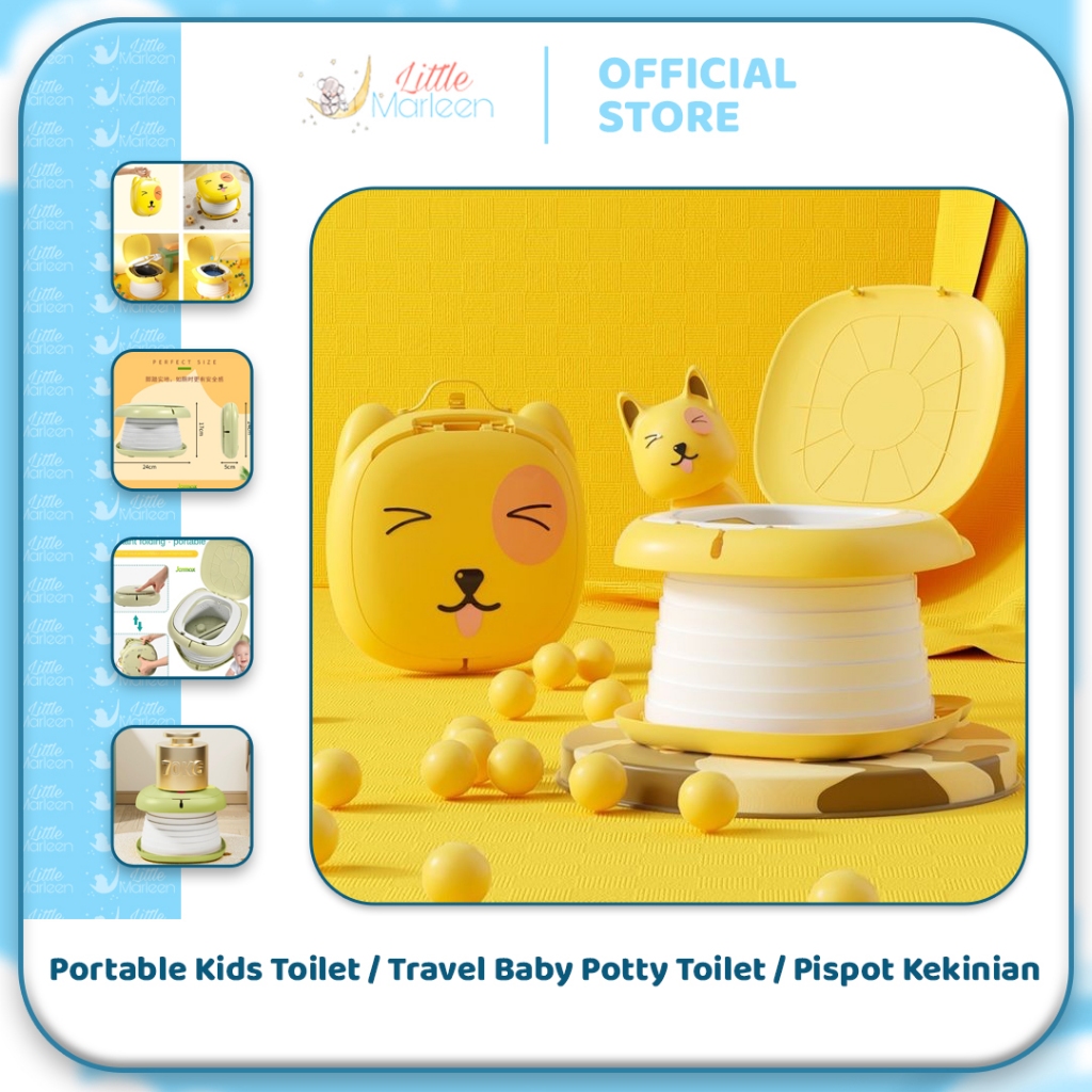 Jual Portable Kids Toilet / Travel Baby Potty Toilet / Pispot Kekinian ...